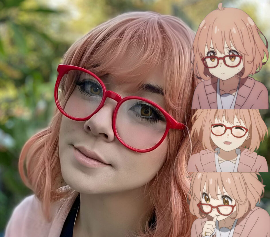 Peach Pink Wig - Super Simple Mirai Kuriyama Cosplay