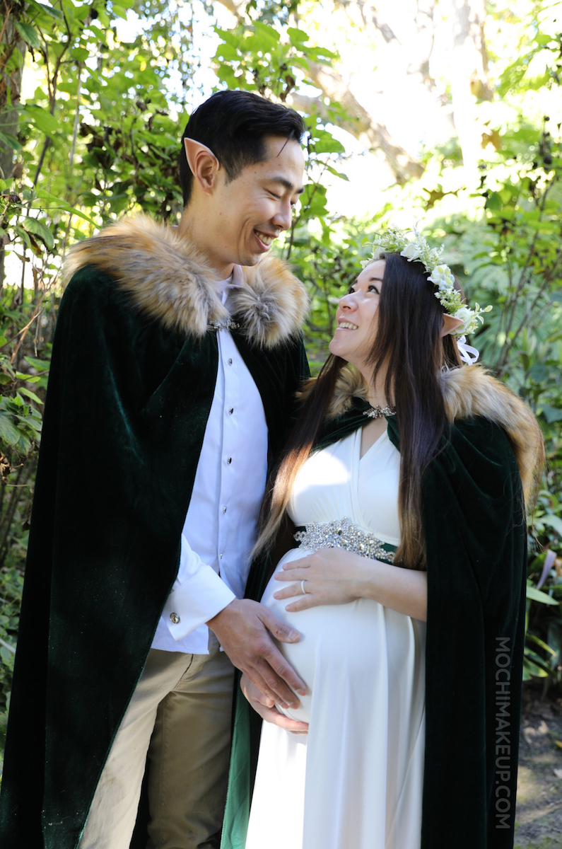 Maternity Costume: My Cosplay Maternity Photoshoot as Forest Elves